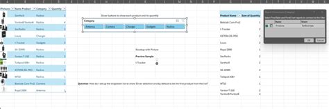 Default Item From A Dropdown List When Selecting A Slicer • General Excel Questions And Answers