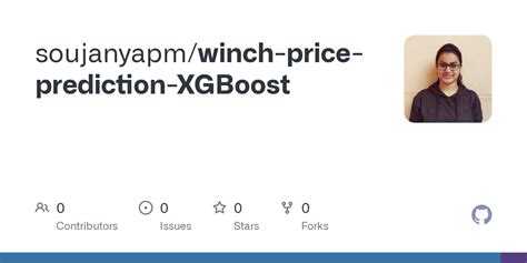 Github Soujanyapmwinch Price Prediction Xgboost
