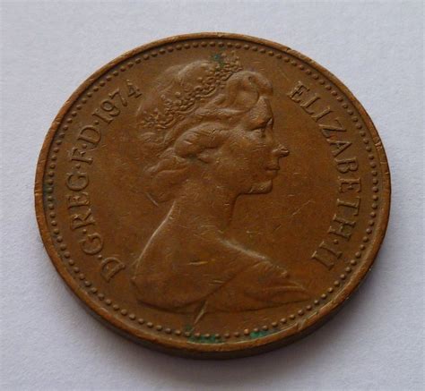 197119731974 One New Penny Coins Queen Elizabeth Ii Etsy