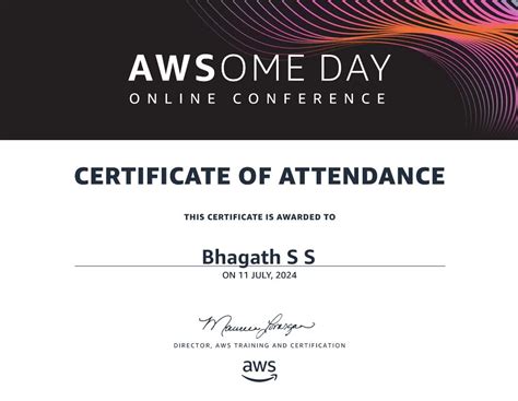Bhagath S S On Linkedin Aws Awsomeday Cloudcomputing Professionaldevelopment