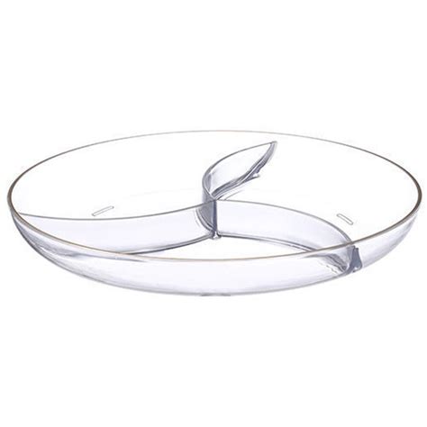 Qiysamall 3pcs Food Tray Dried Fruit Plate Desktop Candy Tray Compartment Snack Storage Dish