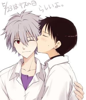 Kaworu And Shinji Kawoshin Kaworu X Shinji Fan Art Fanpop