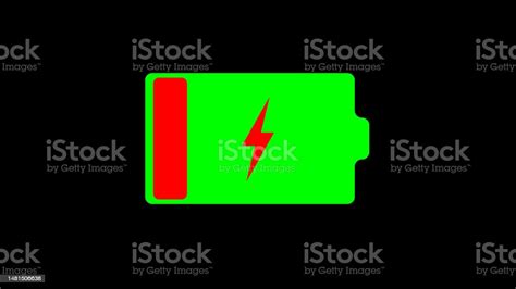 배터리 부족 주의 검은색 그림 배경에 있는 스마트폰 충전 아이콘 0명에 대한 스톡 벡터 아트 및 기타 이미지 0명 Usb 케이블 개념 Istock