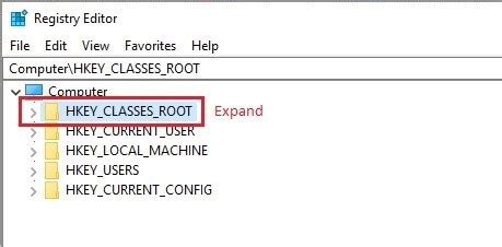 Hkey Classes Root