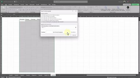 create automatic table border in excel