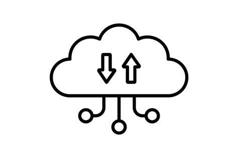 Cloud Computing Outline Icon Graphic By Dragon Icons · Creative Fabrica