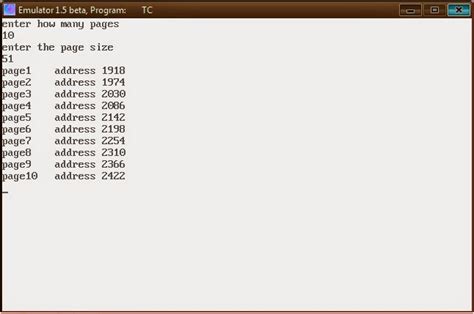 It Practicals Paging Technique For Memory Management