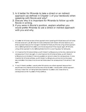 Coding Assignment 3 ANSWERS TO TEST A Patient Presents To A Clinic