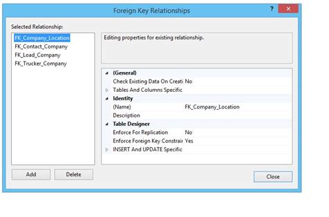 Sql How Do I Cascade Delete After A Tables Have Been Created Stack Overflow