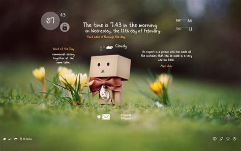 Rainmeter Cute Danbo Setup Part 1 By Cloudedhearts On DeviantArt