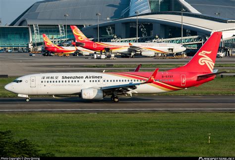 B 5737 Shenzhen Airlines Boeing 737 87lwl Photo By Zhou Qiming Id
