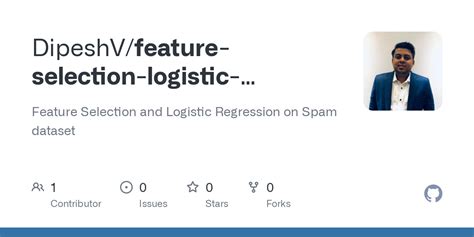 Github Dipeshvfeature Selection Logistic Regression Feature Selection And Logistic