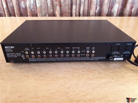 Adcom Gfp 555ii Preamplifier Photo 2080404 Uk Audio Mart