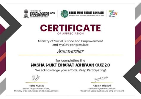 Aruna Varsha R On Linkedin Nashamuktbharat Drugfreeindia