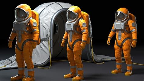 Premium Photo Advanced Radiation Shielding For Crew Protection Ai Generated
