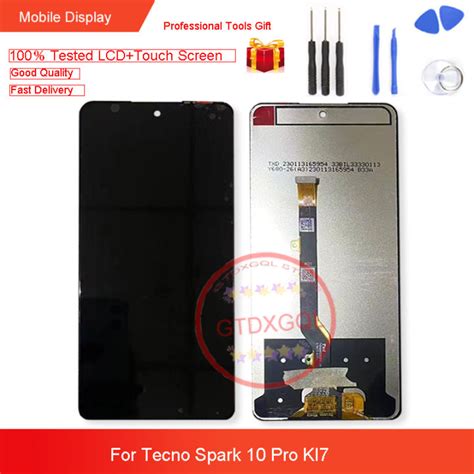 inch làm việc tốt nhất cho TECNO Spark Pro K Màn hình LCD Bộ linh kiện số của màn hình