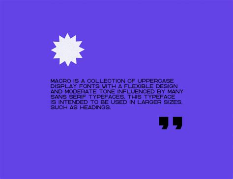 Macro Free Display Font On Behance Macro Free Display Font On Behance