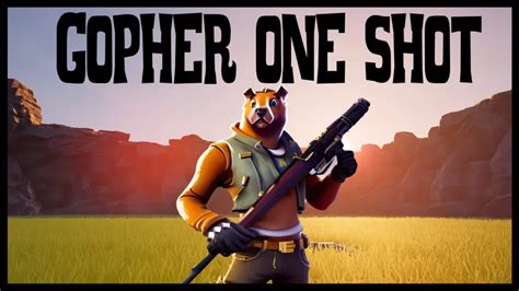 Gopher One Shot [ Junglx ] Fortnite Creative Map Code