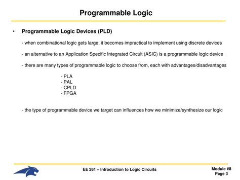 Ppt Ee 261 Introduction To Logic Circuits Powerpoint Presentation Id2392864