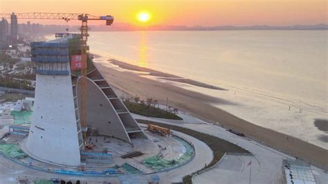 Open Architectures Sun Tower Viewpoint Tops Out In Yantai