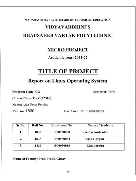 1839 Osy Micro Project Pdf