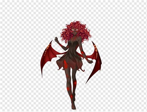 악마 서큐버스 의류 옷깃 핀 금 악마 핀 금 가상의 인물 Png Pngwing