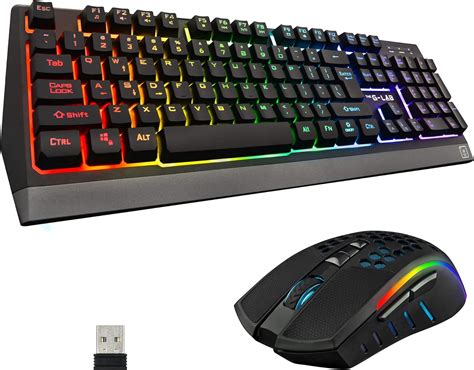 Buy THE G LAB Combo Tungsten Backlit Wireless Gaming Keyboard And Mouse Set QWERTY Wireless