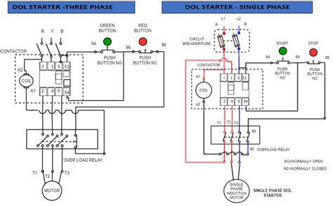 Schematic Diagram Of Dol Starter Diagram Board