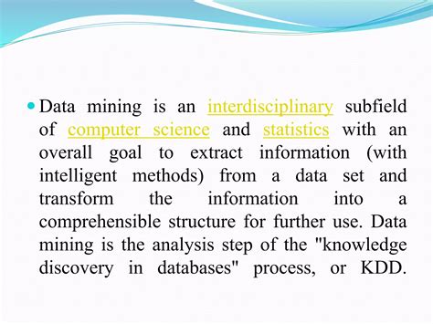 Data Mining Pptx Databases Computer Software And Applications