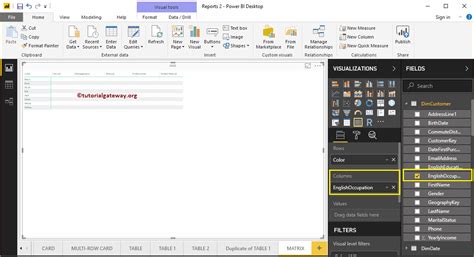 Cómo crear una matriz en Power BI R Marketing Digital