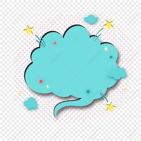 종이 일러스트 컷 바람 팝 연설 거품배너선명한 Png 일러스트 무료 다운로드 Lovepik