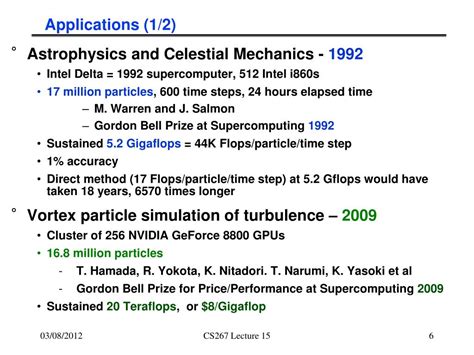 Ppt Cs 267 Applications Of Parallel Computers Hierarchical Methods