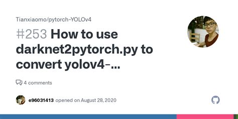 How To Use Darknet2pytorchpy To Convert Yolov4 Nv29 To Yolov4 Nvpth File