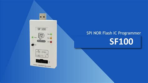 【sf100】spi nor flash programmer unboxing youtube