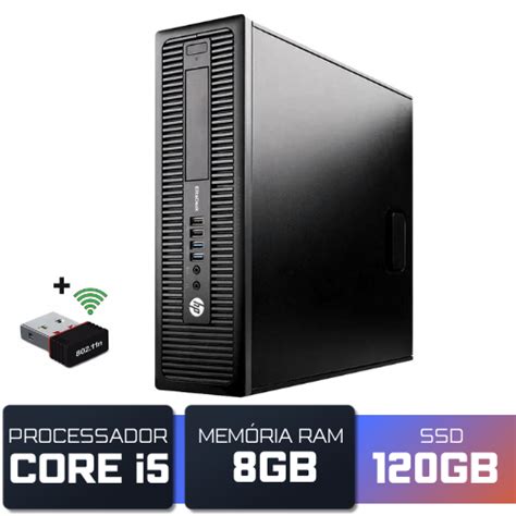 Computador Hp Elitedesk G Sff I Gera O Gb Ssd Gb Hp Computadores Loja Do Micro