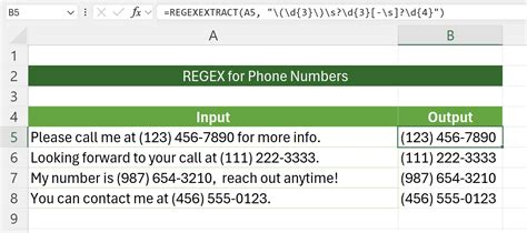 excel 用户常用的正则表达式 excel 路线图