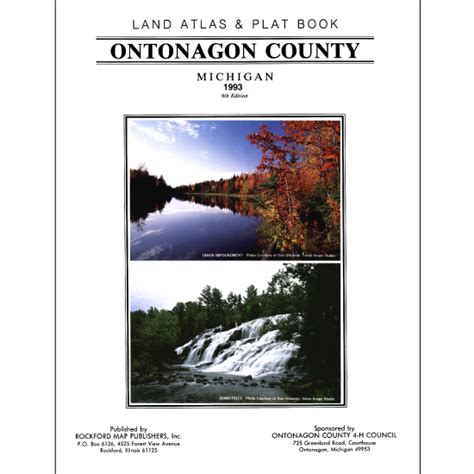 Michigan Ontonagon County Plat Map And Gis Rockford Map Publishers