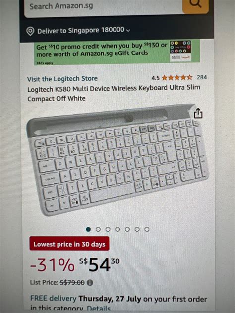 Logitech Slim Multi Device K Computers Tech Parts Accessories Computer Keyboard On