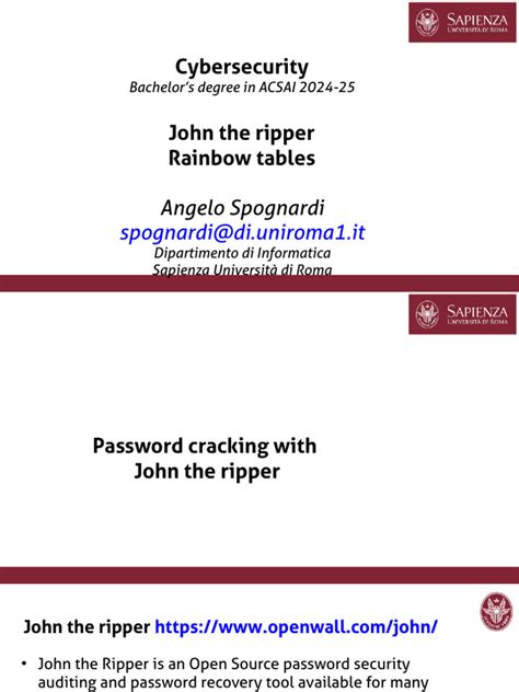 03passwordcracking Pdf Cybercrime Computer Access Control