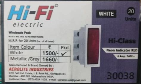 10a Modular Indicator Switches 1m At ₹ 42 Piece In Dombivli Id 2853060147273