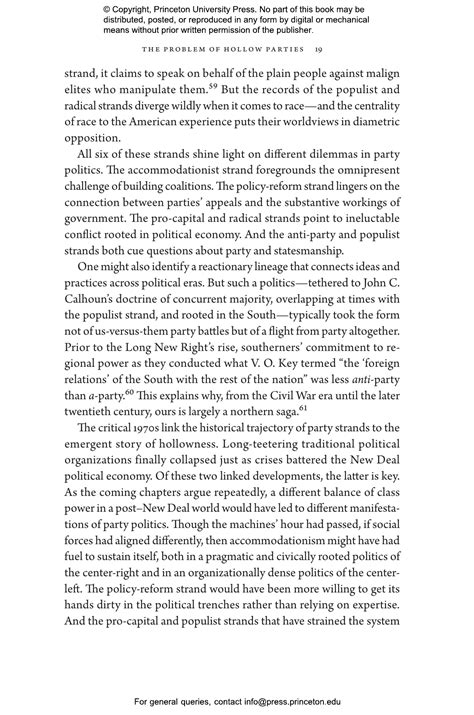 The Hollow Parties Princeton University Press