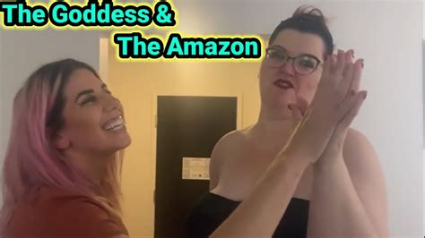 The Goddess Gia Vs The Amazon Ama Tall Amazon Woman Tall Women