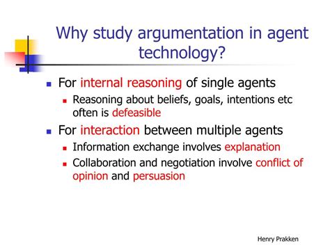 Ppt Argumentation In Agent Systems Part 2 Dialogue Powerpoint