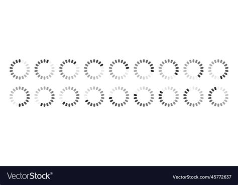 Load Gif Icon Circle Website Buffer Loader Vector Image
