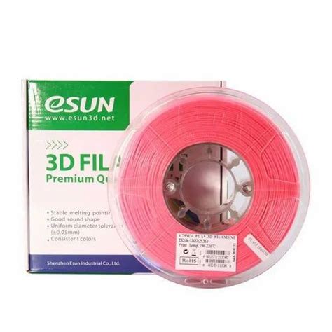 Fdm Premium Esun 3d Printer Filament Pla Pink 175mm At ₹ 1499piece