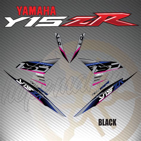 Stripe Motor Yamaha Y15 Y15zr Lc150 59 Custom Vietnam Body Set Sticker Shopee Malaysia