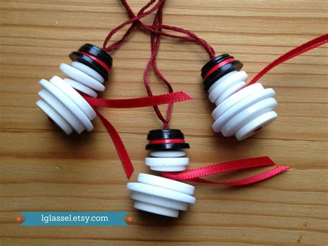 Build Your Own Snowman Kit Button Snowman Ornament Set Of 3 Etsy
