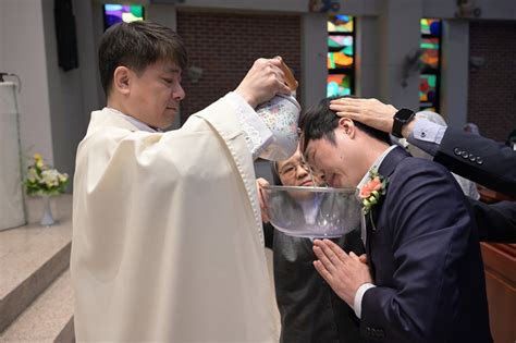 세례성사 2023 4 9 행사 사진 우이성당