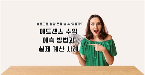 블로그로 정말 돈을 벌 수 있을까 애드센스 수익 예측 방법과 실제 계산 사례