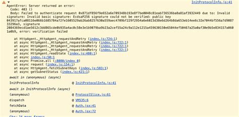 Issue With Dfinityagent Npm Package Agenterror Server Returned An